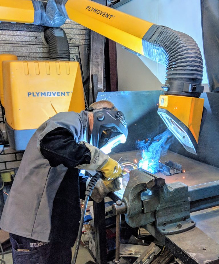 Welding fume extraction
