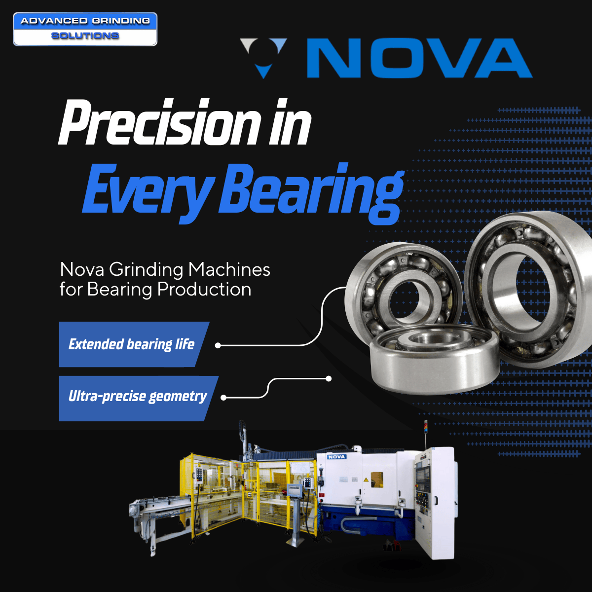 Nova Bearing Track Grinding Machines