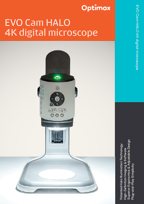 OPTIMAX Vision Engineering EVO Cam HALO 4K digital microscope
